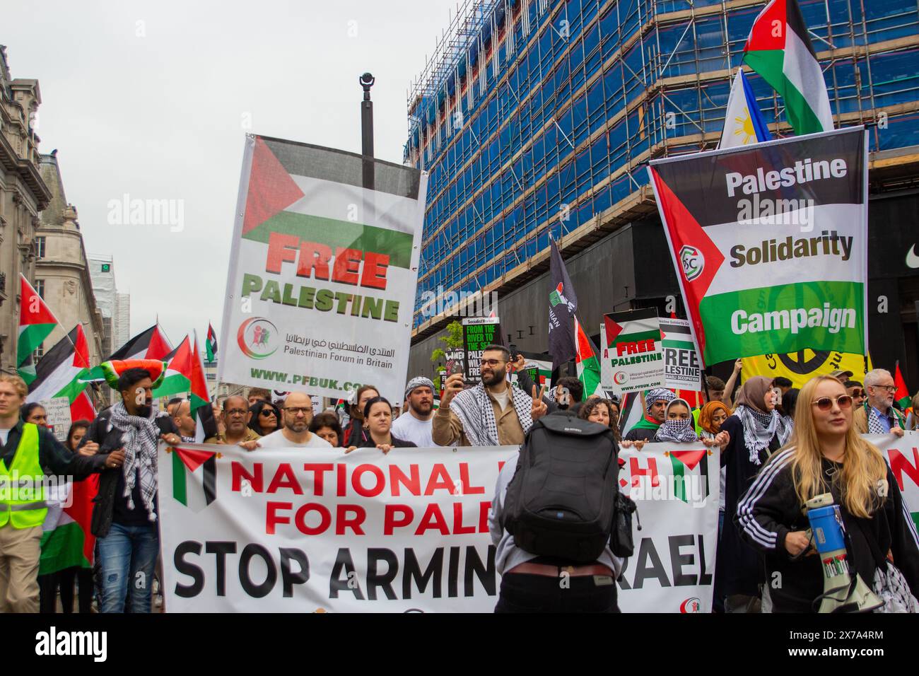 Motaz Azaiza at a the National March for Palestine Stock Photo - Alamy