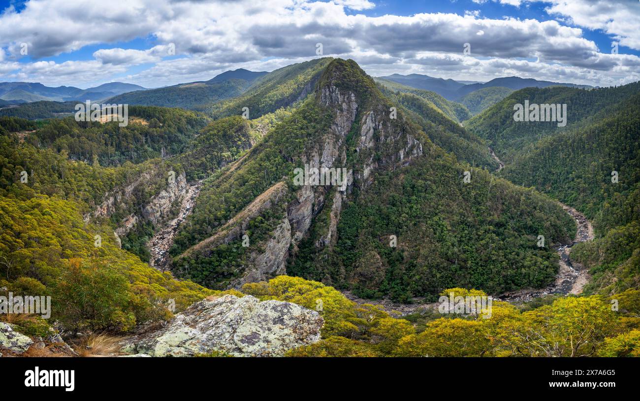 The rugged Leven Canyon, Nietta, Tasmania Stock Photo - Alamy