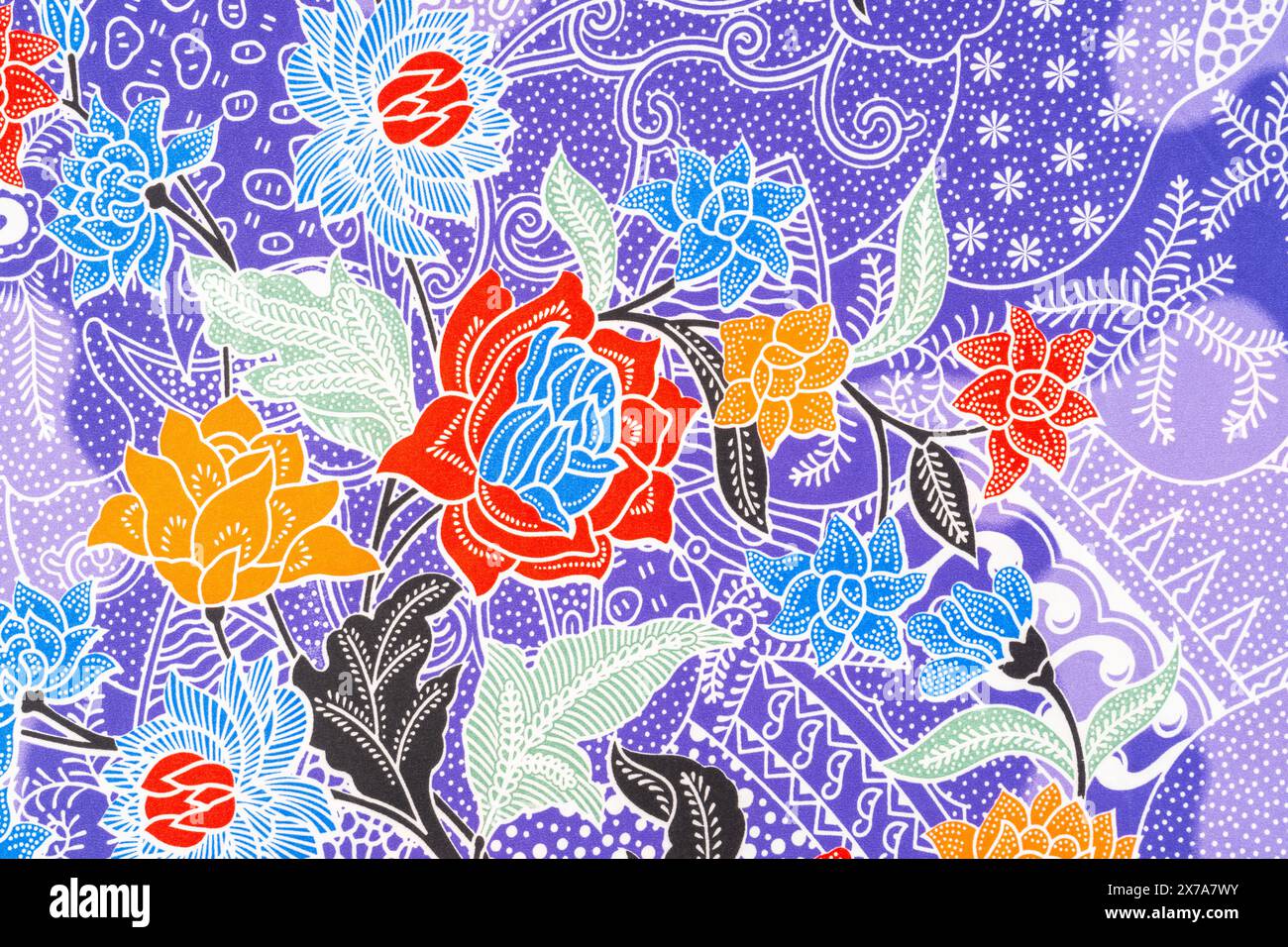 Beautiful of art Malaysian and Indonesian Batik Pattern. Batik industry ...