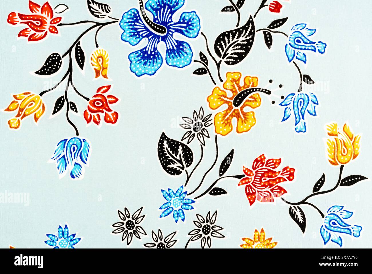 Beautiful of art Malaysian and Indonesian Batik Pattern. Batik industry ...