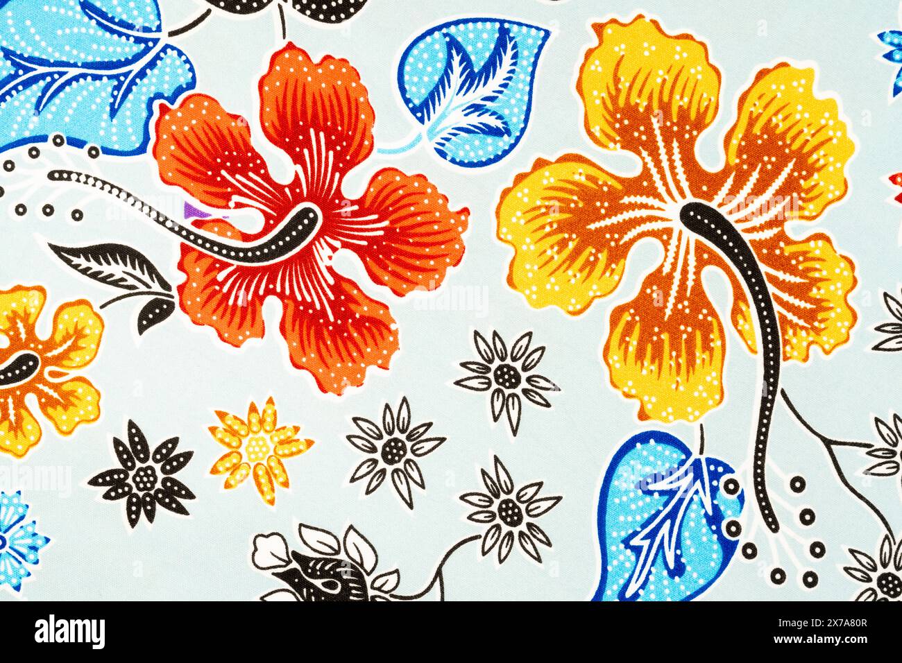 Batik pattern Indonesia, fabric background Stock Photo - Alamy