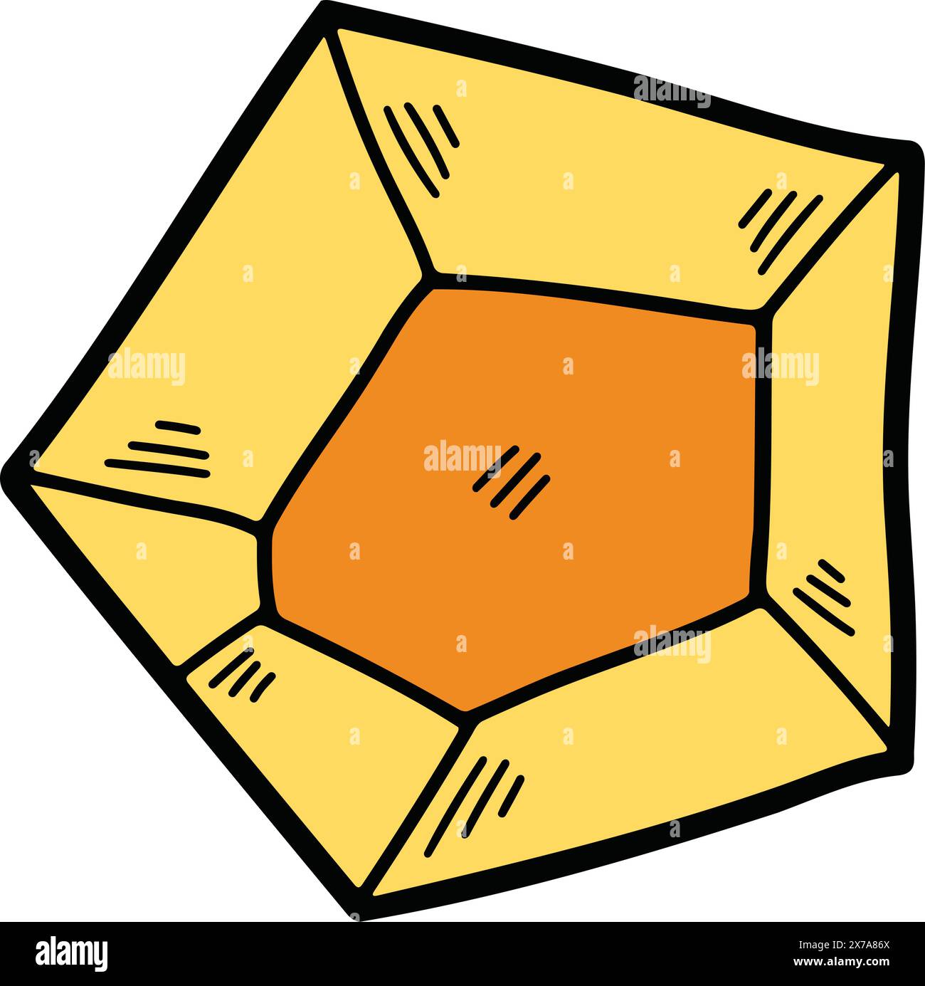 a Hand drawn illustrations of rocks and minerals in line art style ...