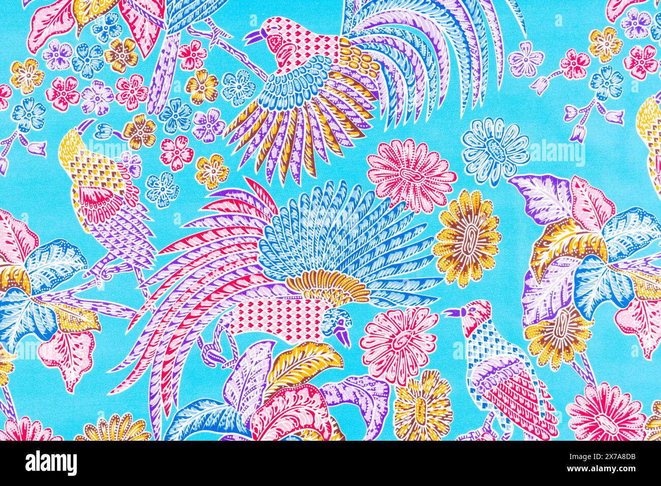 A traditional Indonesian fabric, namely batik cloth which has unique ...