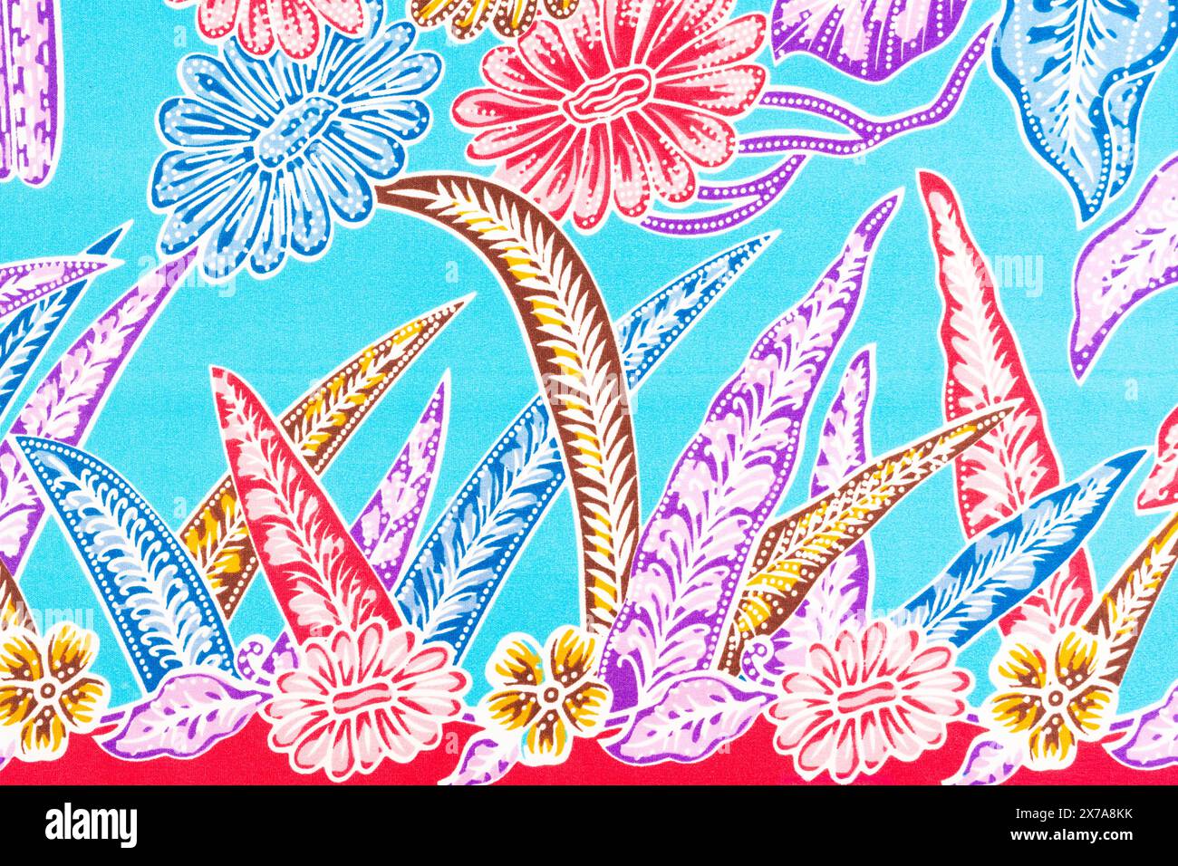 A traditional Indonesian fabric, namely batik cloth which has unique ...