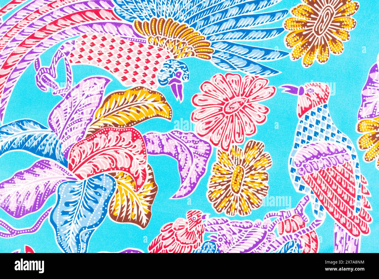 A traditional Indonesian fabric, namely batik cloth which has unique ...