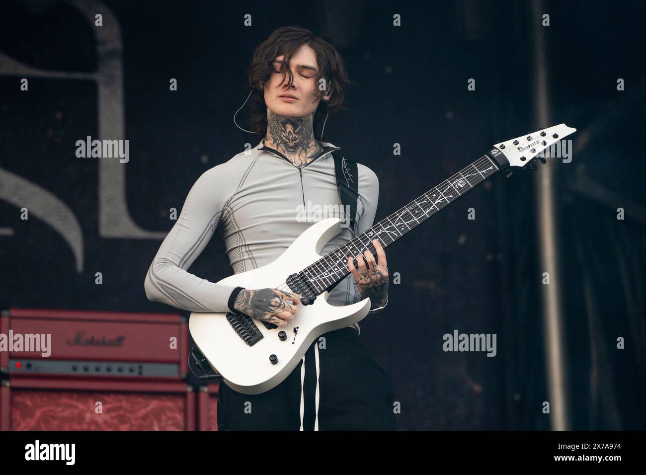 Tim Henson of Polyphia performs during Sonic Temple Art and Music ...