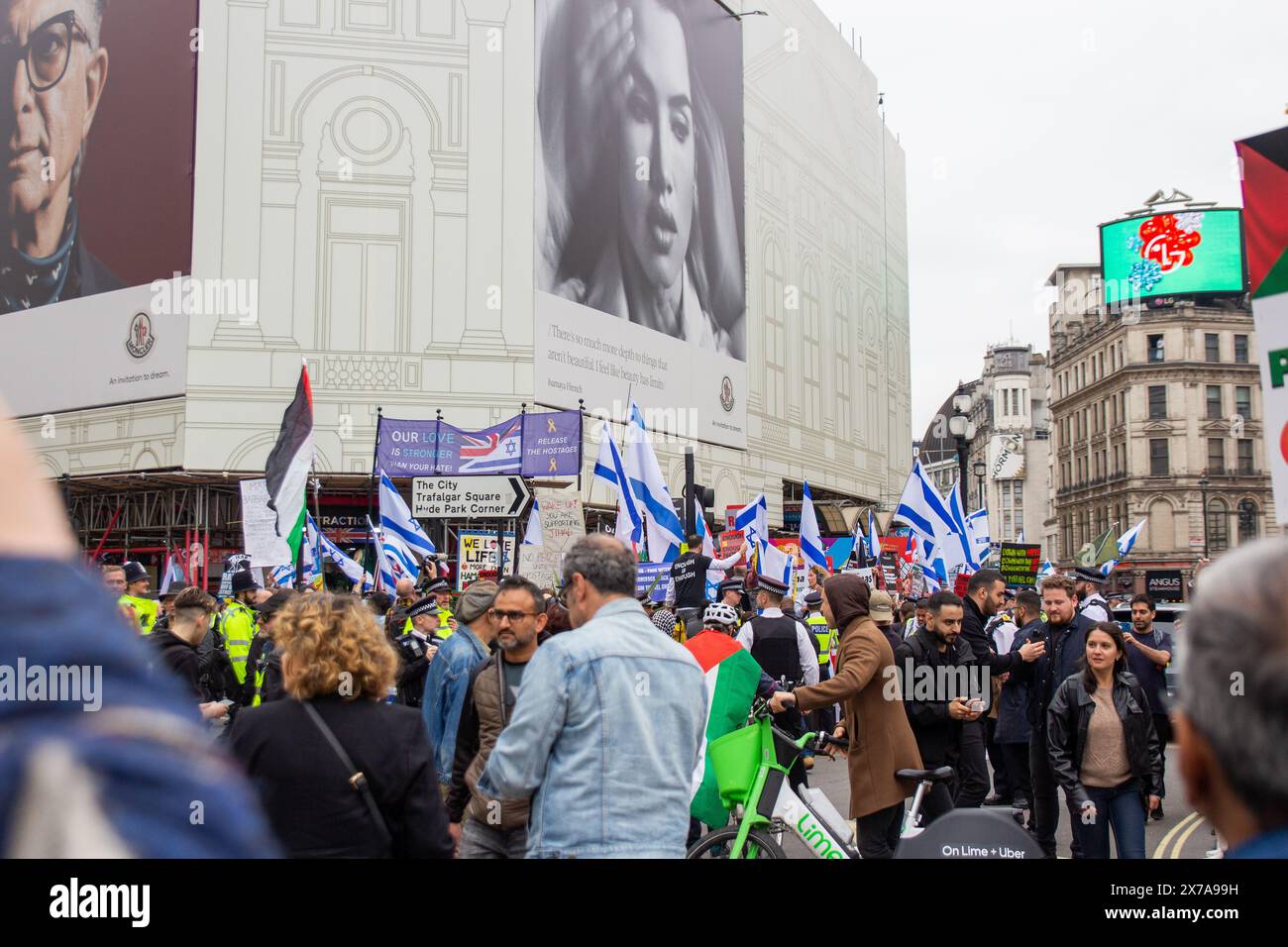 National March for Palestine during 76s Nakba anniversary Stock Photo ...