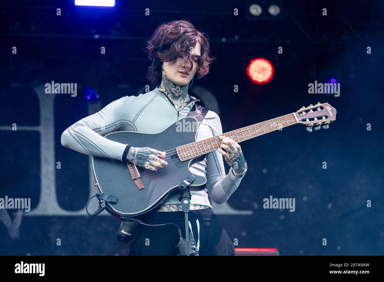 Tim Henson of Polyphia performs during Sonic Temple Art and Music ...