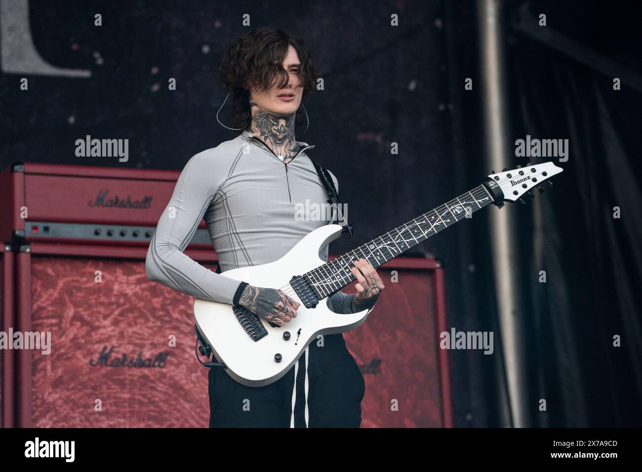 Tim Henson of Polyphia performs during Sonic Temple Art and Music ...