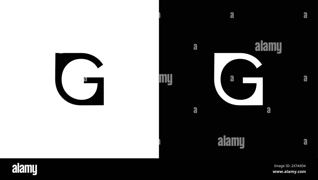 Modern and unique G letter initial logo design Stock Vector Image & Art ...