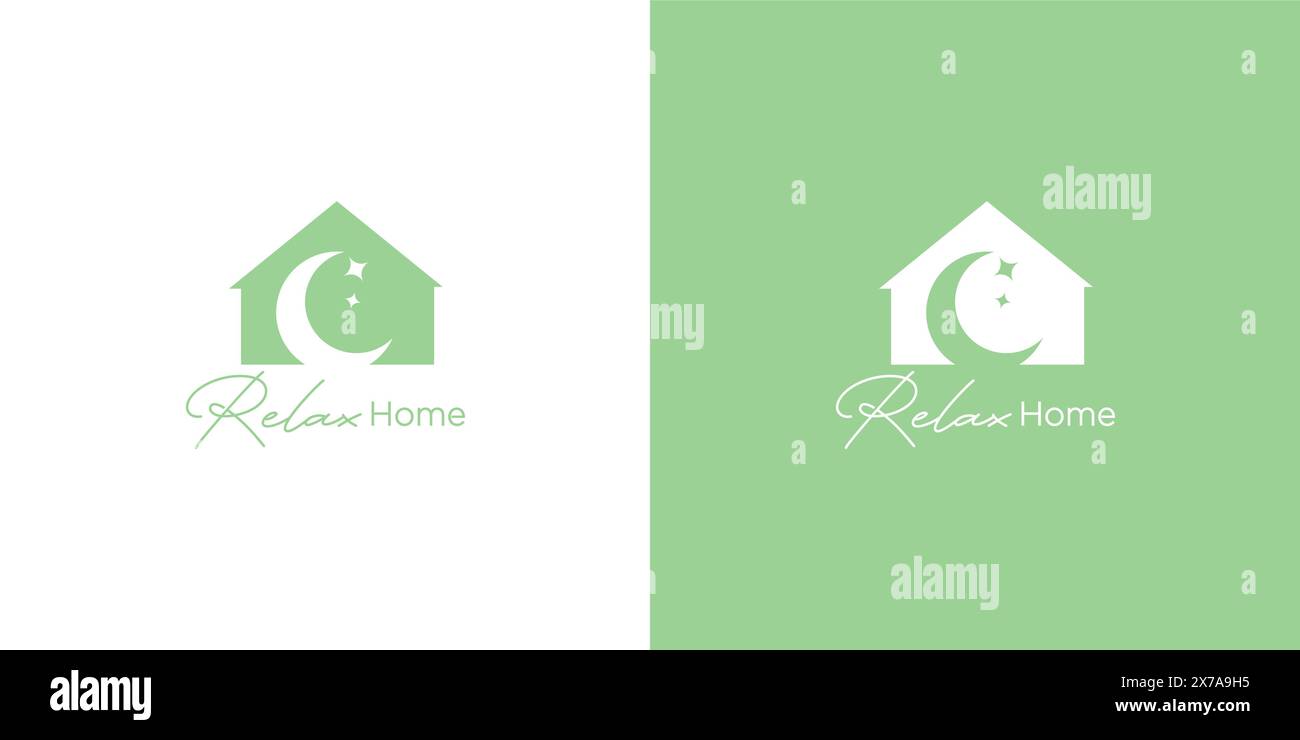 The Relaxing Home logo design is unique and inspiring Stock Vector ...