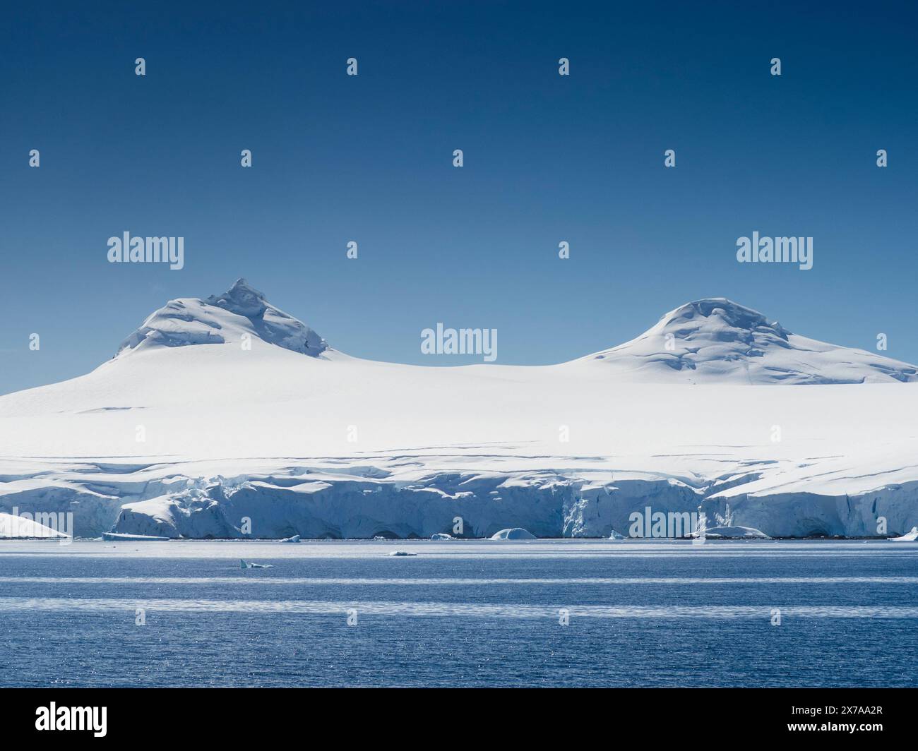 Modev Peak (r) and Buache (l) ,Two Hummock Island, Palmer Archipelago ...