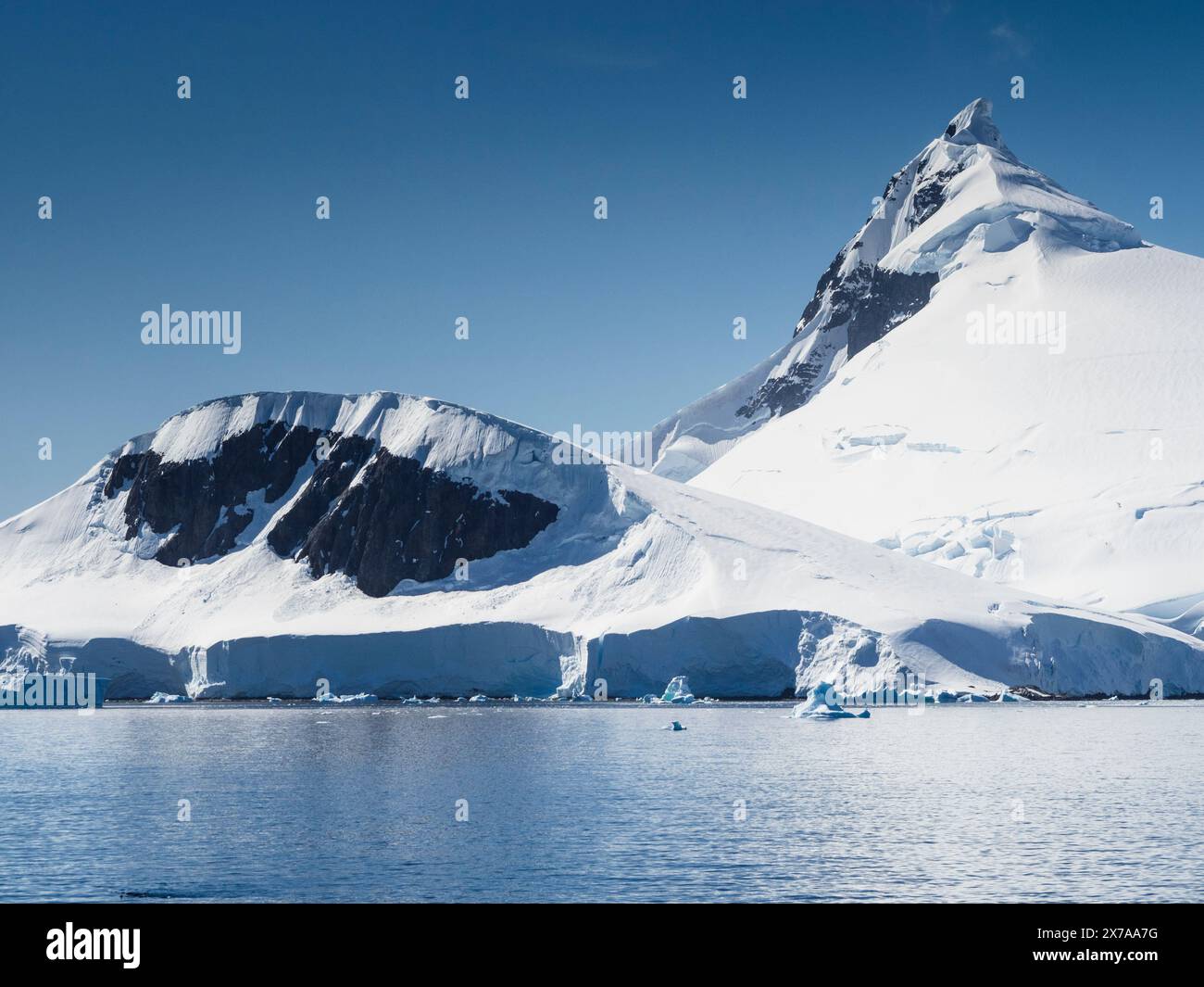 Buache Peak, Palaver Point, Two Hummock Island, Antarctica Stock Photo ...
