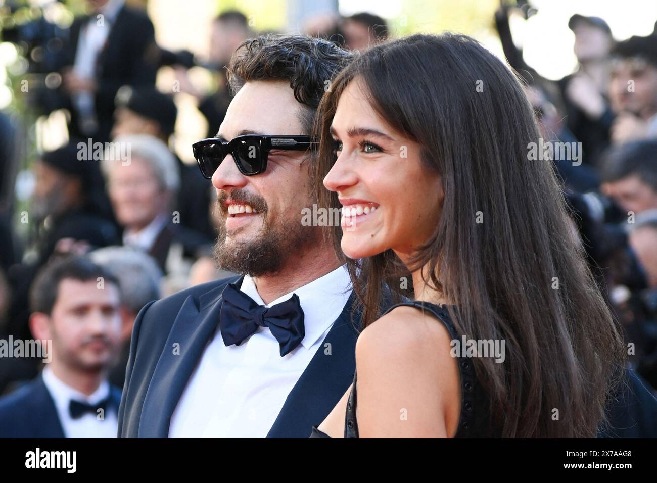 Cannes, France. 18th May, 2024. Izabel Pakzad and James Franco ...