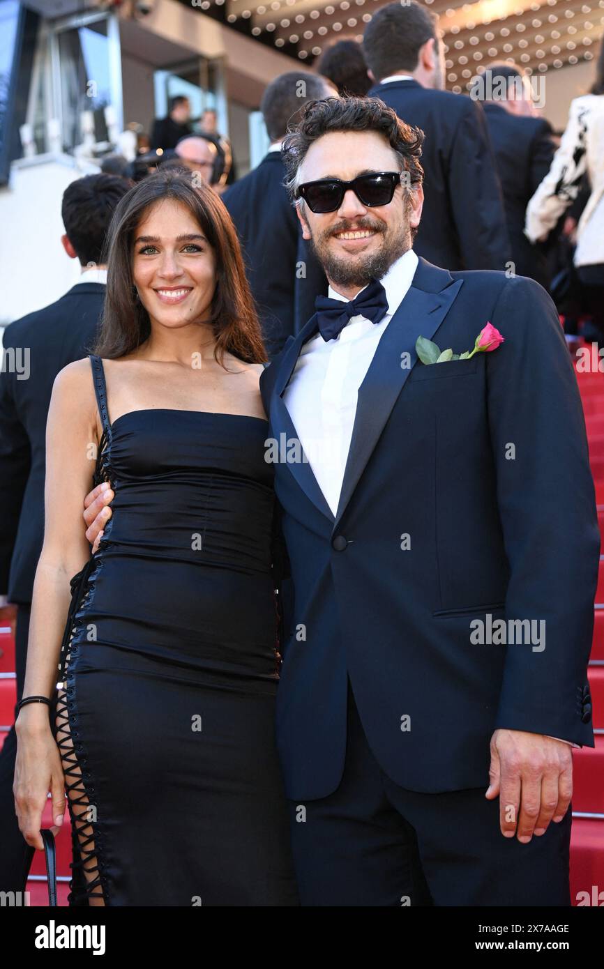 Cannes, France. 18th May, 2024. Izabel Pakzad and James Franco ...