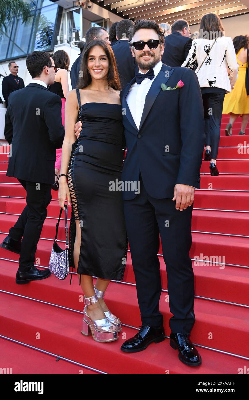 Cannes, France. 18th May, 2024. Izabel Pakzad and James Franco ...