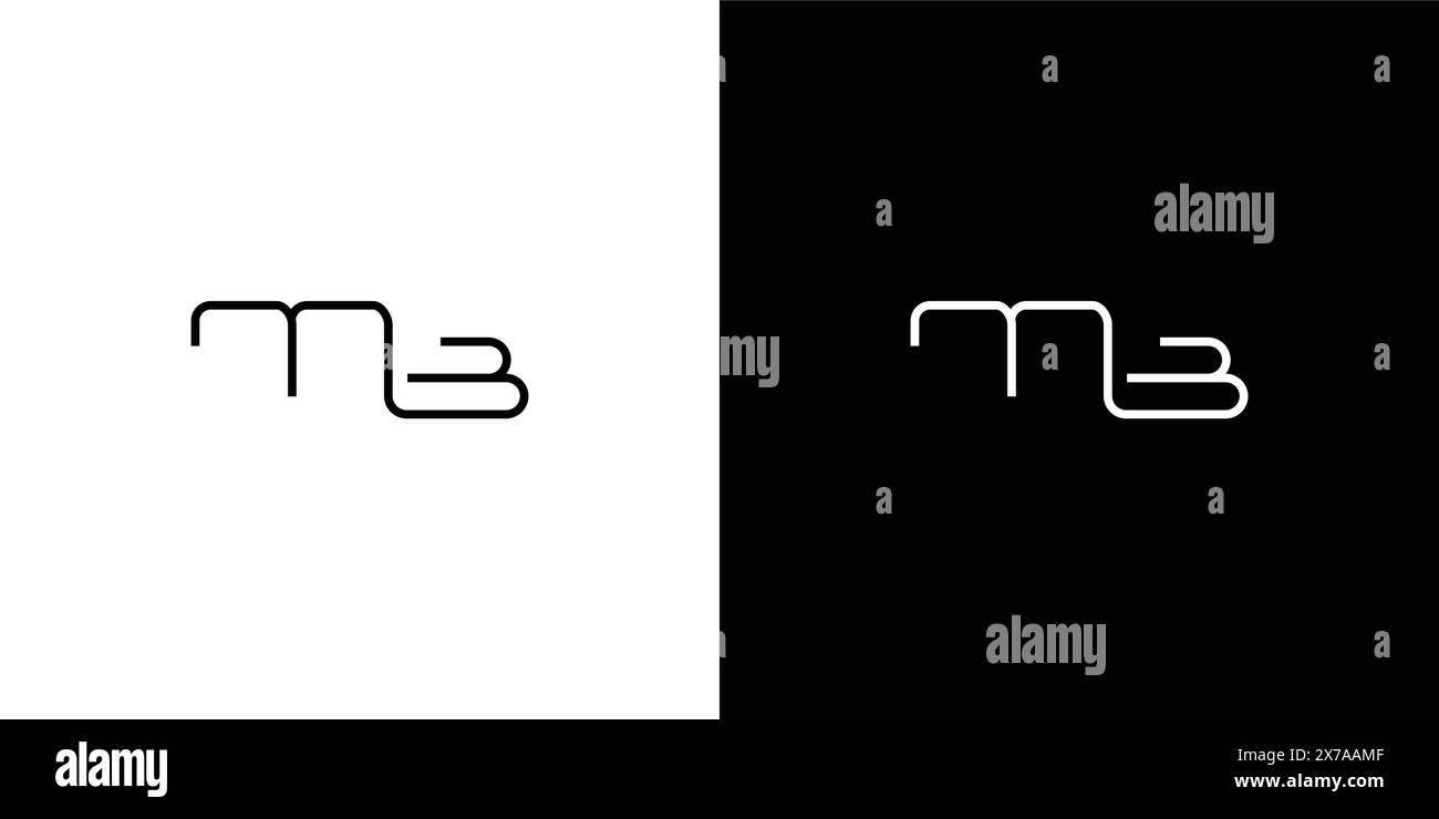 Modern and unique MB logo design Stock Vector Image & Art - Alamy