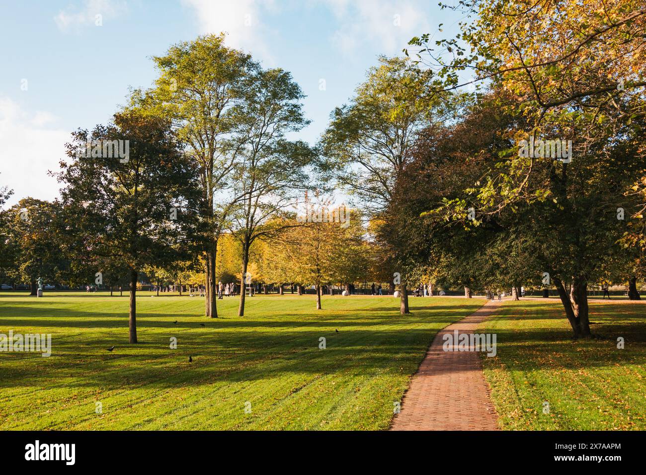 The King's Garden (Kongens Have), an ornate park in central Copenhagen ...