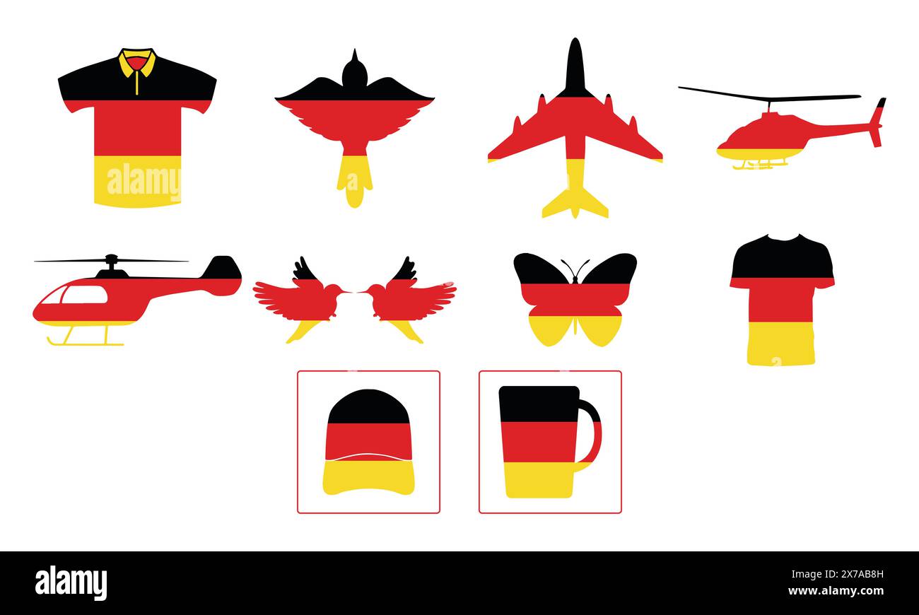 Germany Flag Vector And Illustration Collection Stock Vector Image And Art Alamy