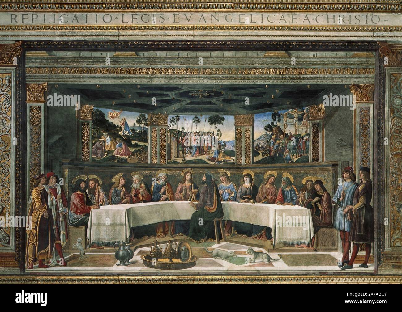 The Last Supper is a fresco by the Italian Renaissance painters Cosimo ...