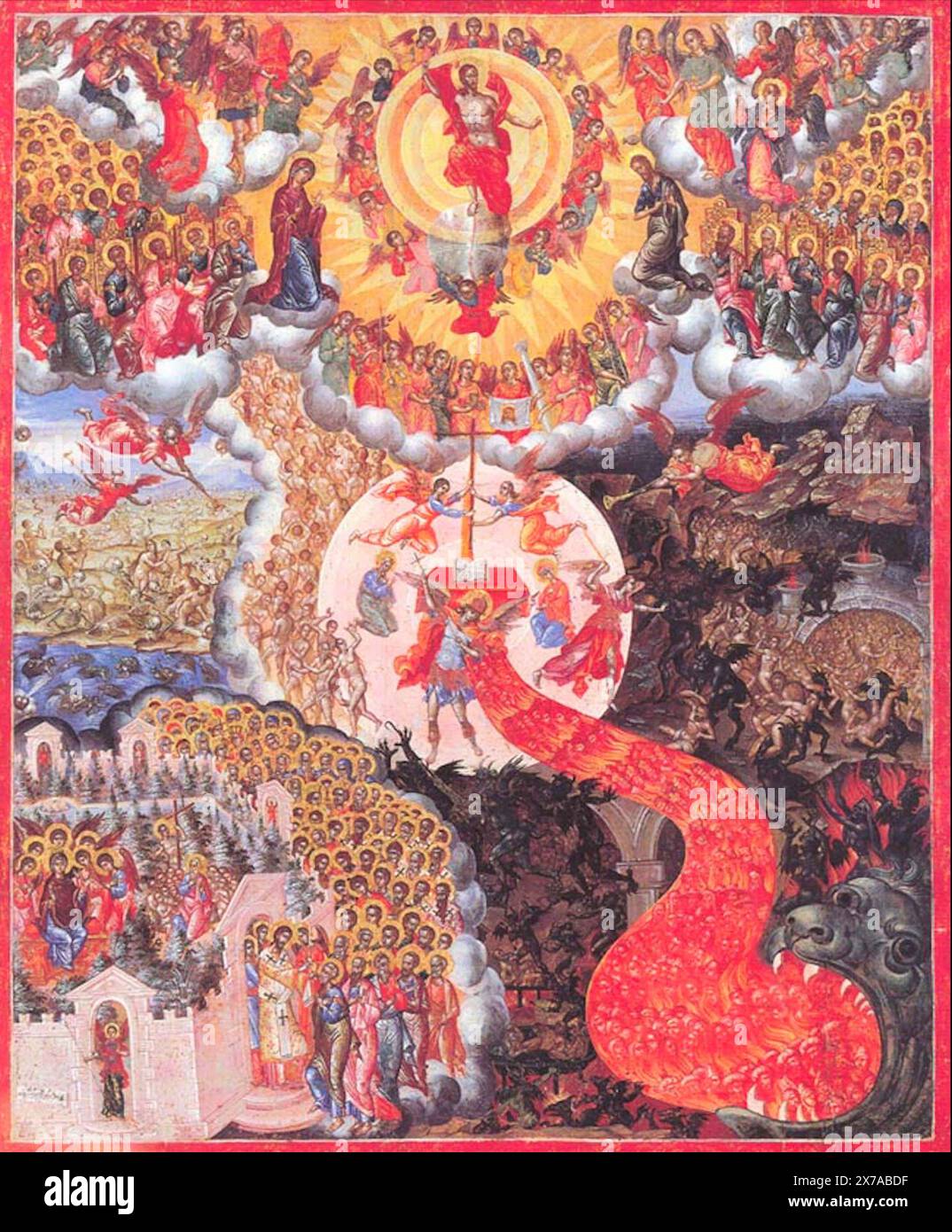 The Last Judgement by Leos Moskos painted 1653 Leos Moskos Stock Photo ...
