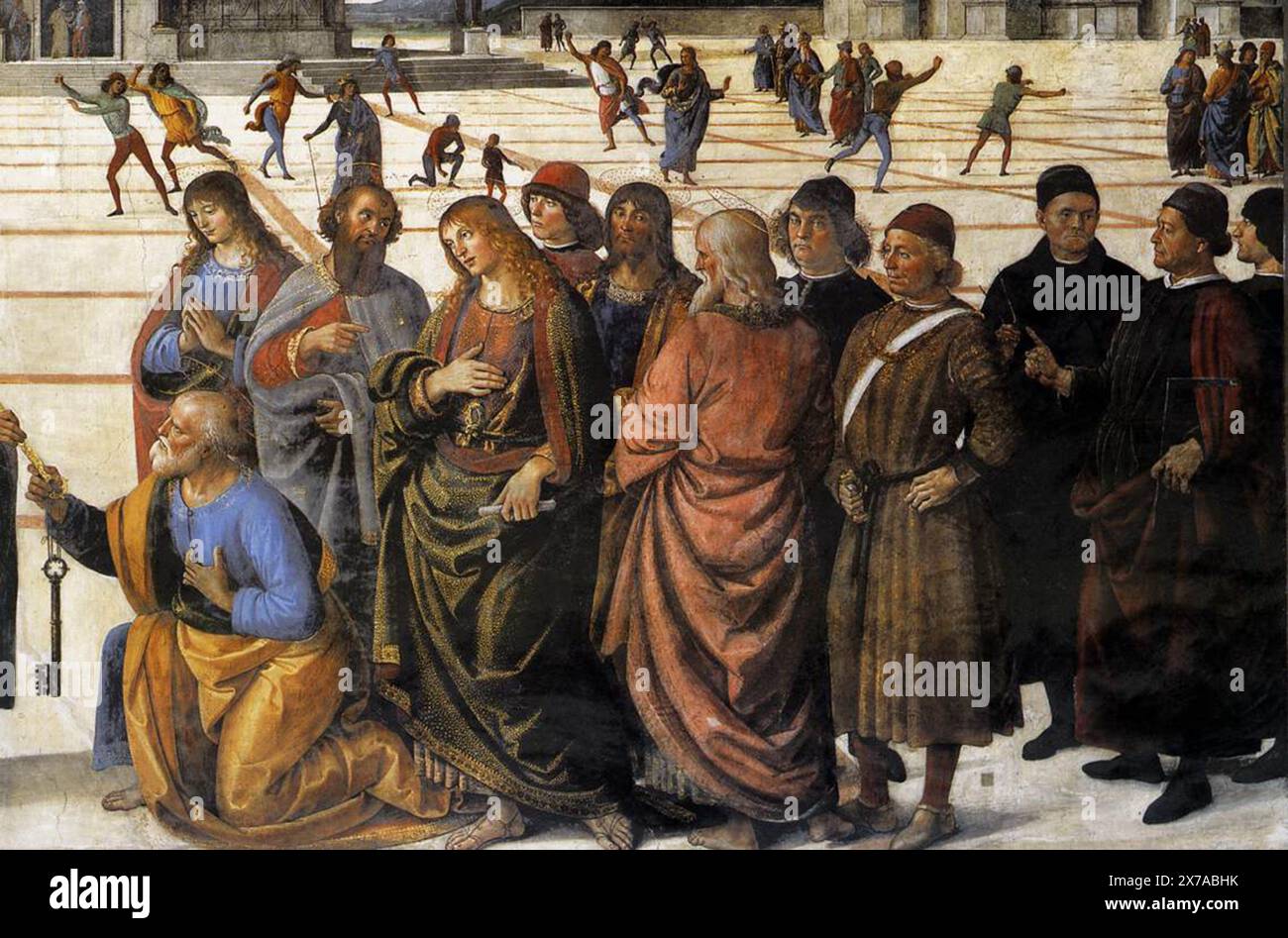The Delivery of the Keys, or Christ Giving the Keys to Saint Peter is a ... The Delivery of the Keys, or Christ Giving the Keys to Saint Peter is a ...