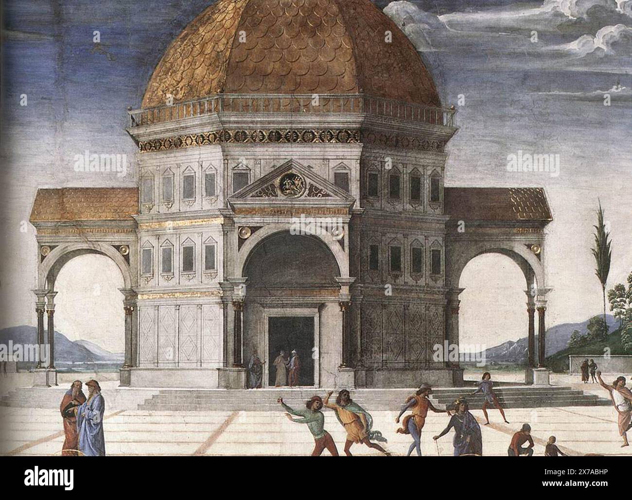 The Delivery of the Keys, or Christ Giving the Keys to Saint Peter is a ...