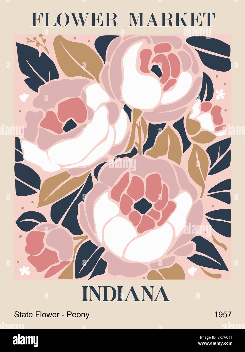 The state flower of indiana hi-res stock photography and images - Alamy