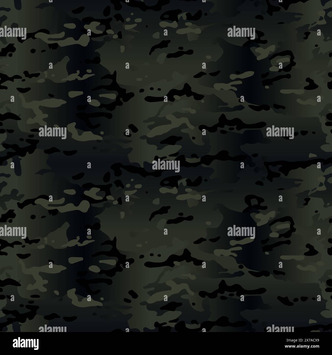 Modern black camouflage background. Seamless Tileable Pattern. Vector ...