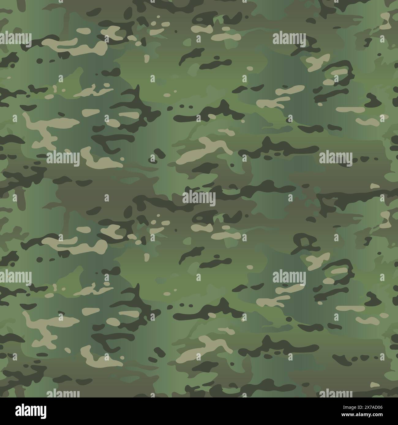 Modern green camouflage background. Seamless Tileable Pattern. Vector ...