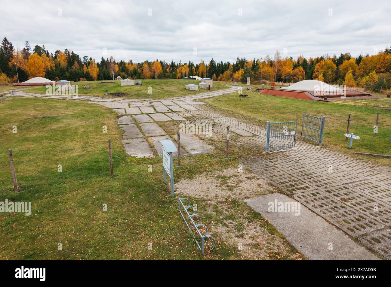 The Plokštinė missile base, an underground Soviet launch facility built ...
