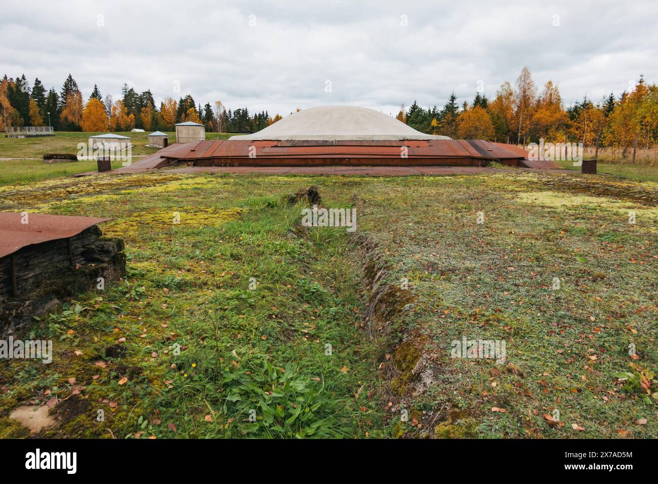 The Plokštinė missile base, an underground Soviet launch facility built ...