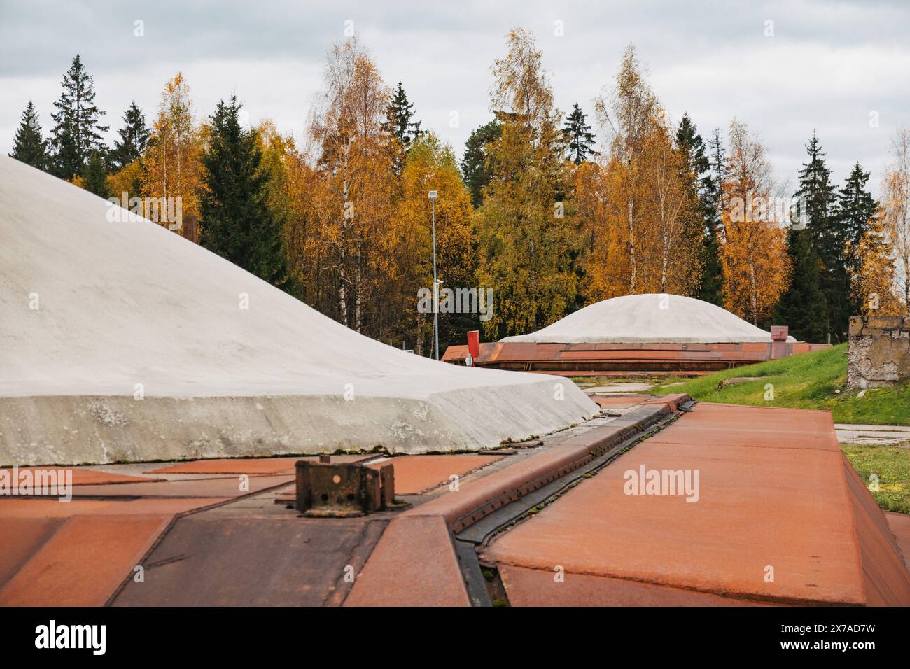 The Plokštinė missile base, an underground Soviet launch facility built ...