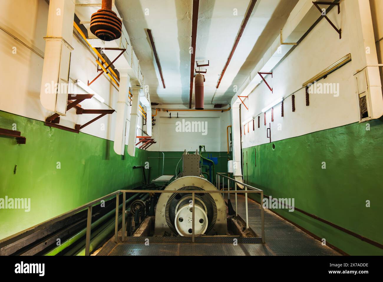 Historic artifacts on display at the Plokštinė underground missile base ...