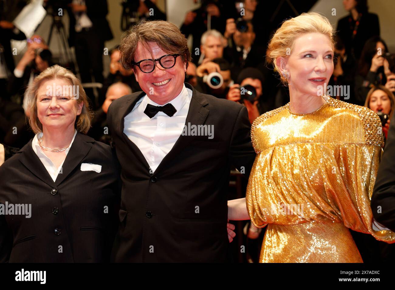 Liz Jarvis, Philipp Kreuzer und Cate Blanchett bei der Premiere des ...