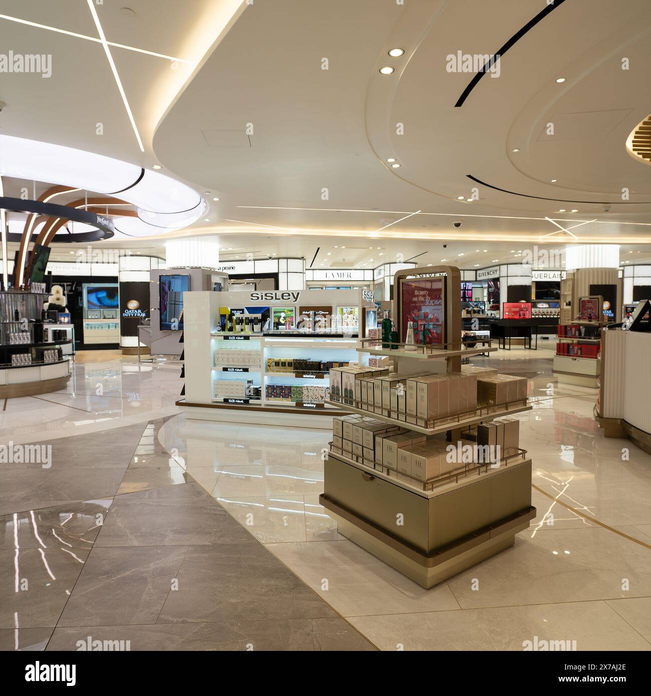 DOHA, QATAR - OCTOBER 13, 2023: cosmetics products for sale at Hamad ...