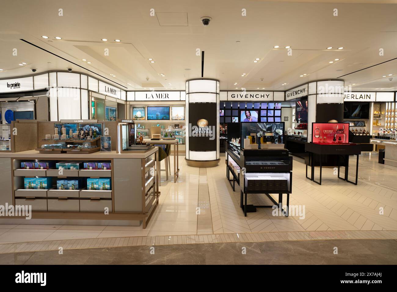 DOHA, QATAR - OCTOBER 13, 2023: cosmetics products for sale at Hamad ...