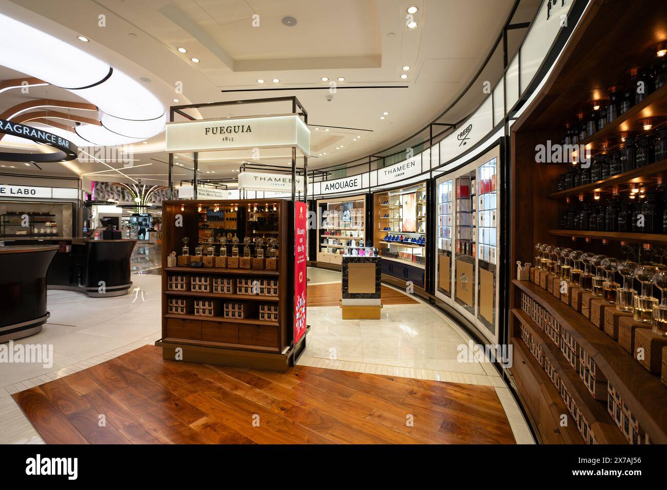 DOHA, QATAR - OCTOBER 13, 2023: perfumes for sale as seen at Hamad ...