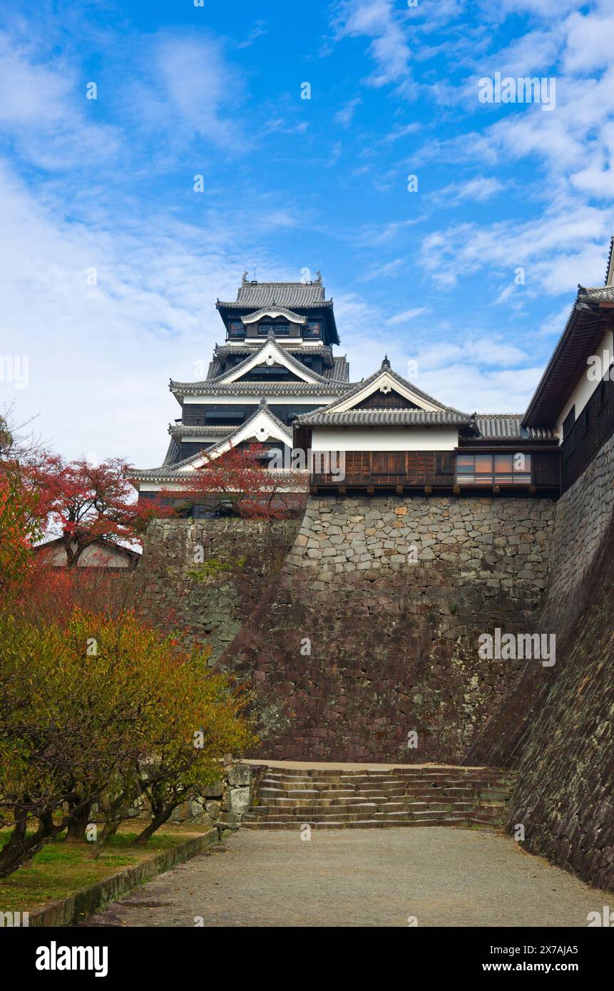 Kumamoto castle in Kyushu, Japan Stock Photo - Alamy