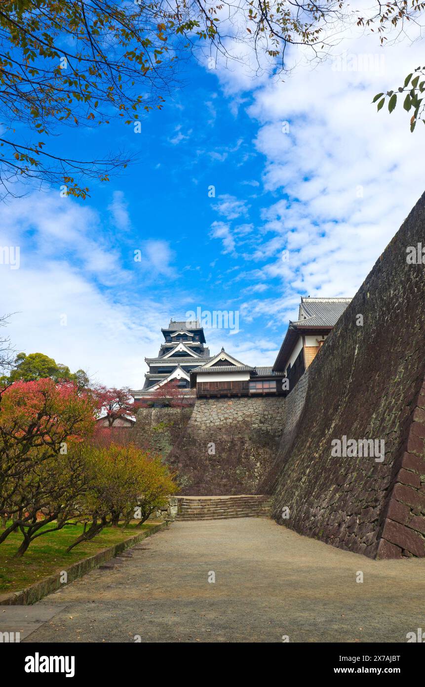 Kumamoto castle in Kyushu, Japan Stock Photo - Alamy