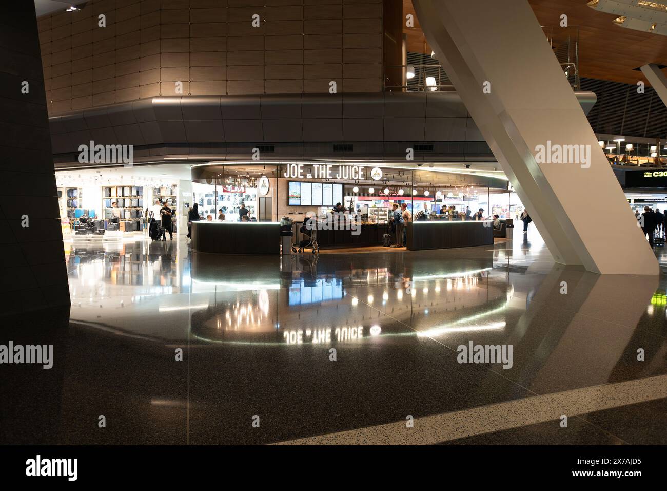 DOHA, QATAR - OCTOBER 13, 2023: Joe and The Juice at Hamad ...