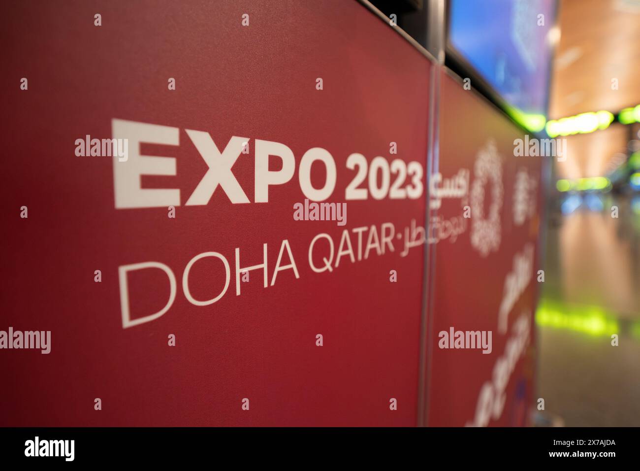 DOHA, QATAR - OCTOBER 13, 2023: 2023 International Horticultural ...