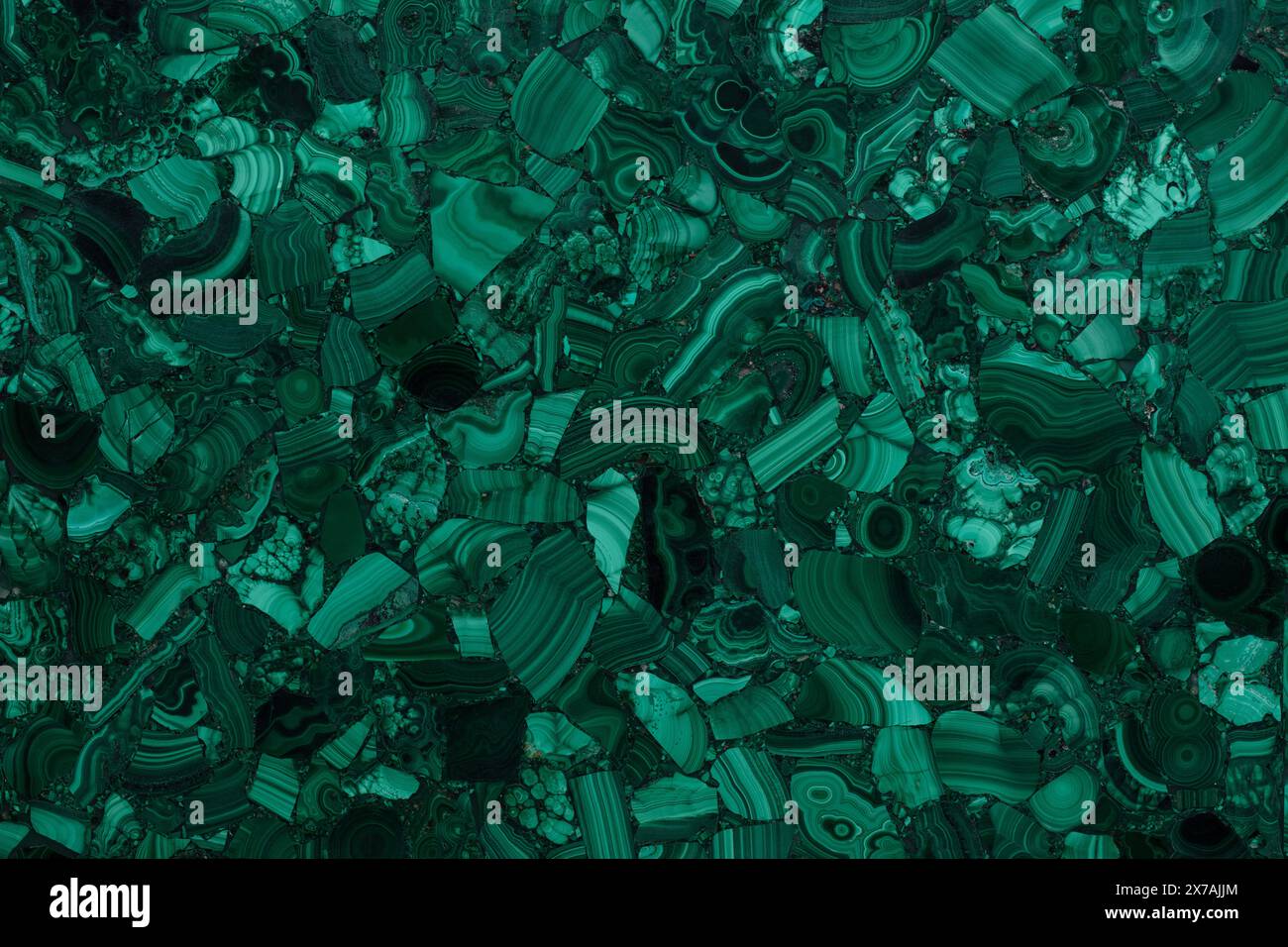 Malachite precious stone texture as part of unique interior design ...