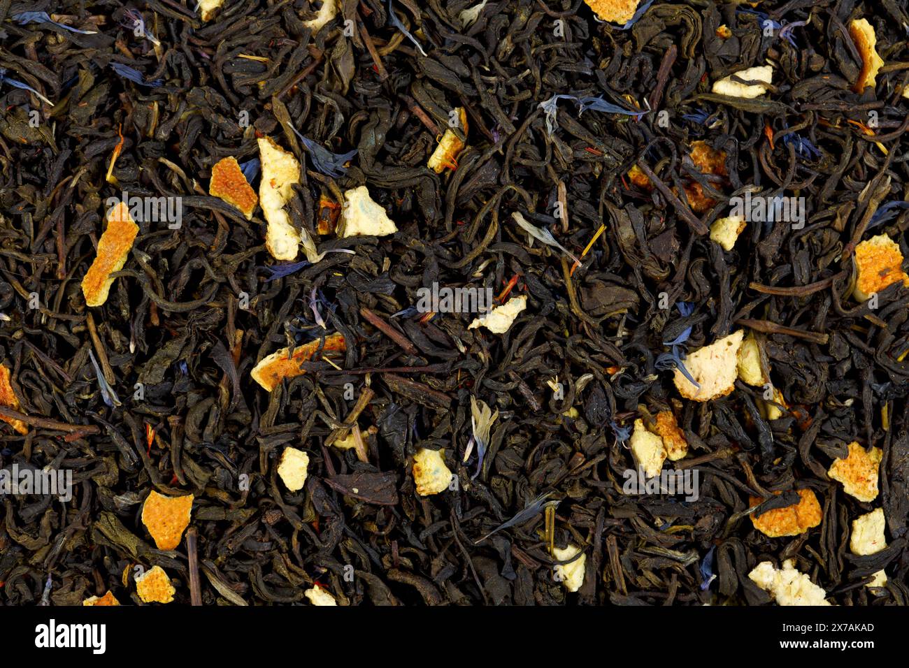 The Earl Grey tea texture. Can be used as background Stock Photo - Alamy