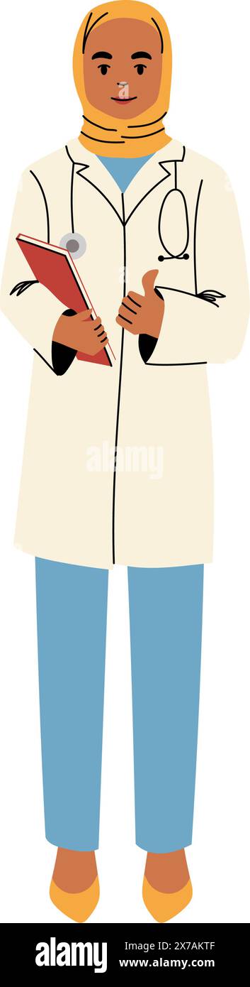 Muslim hijab doctor Stock Vector Images - Alamy