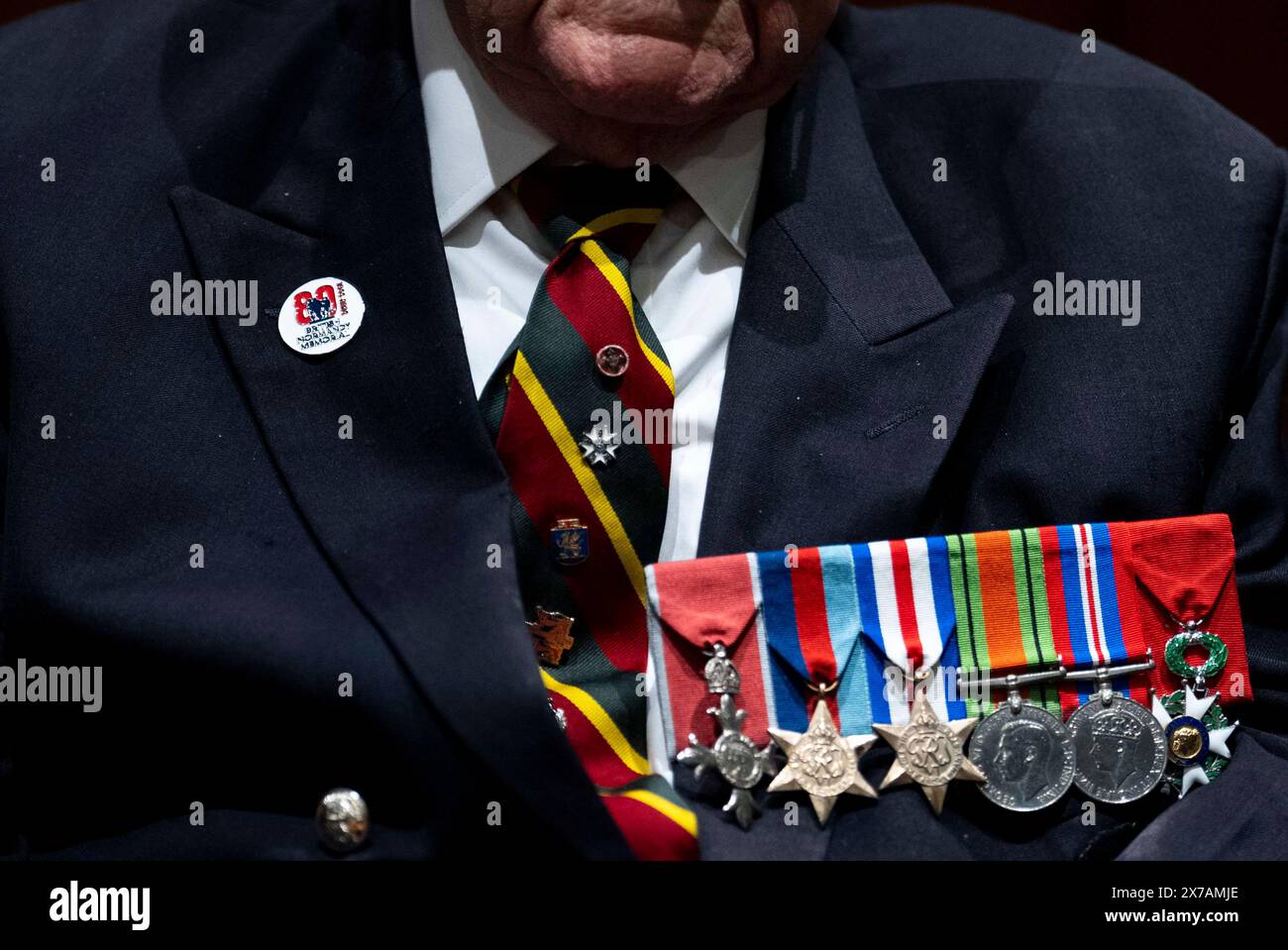 Veteran Ken Hay, 98, from London, an ambassador for the British ...