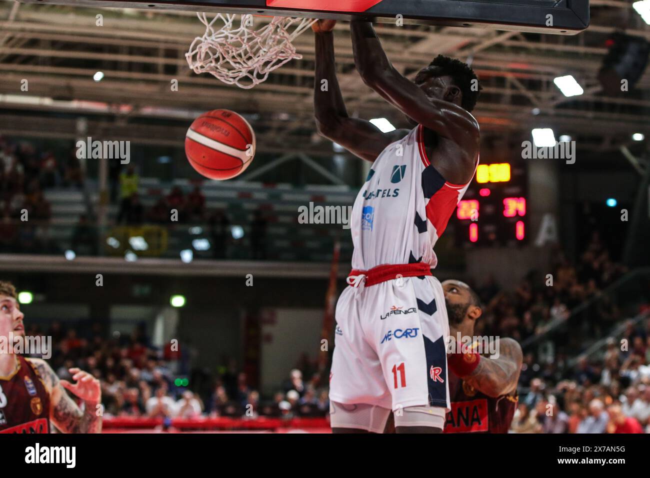 Reggio Emilia, Italy. 18th May, 2024. Mouhamed Faye (Unahotels Reggio Emilia) during PlayOff ...