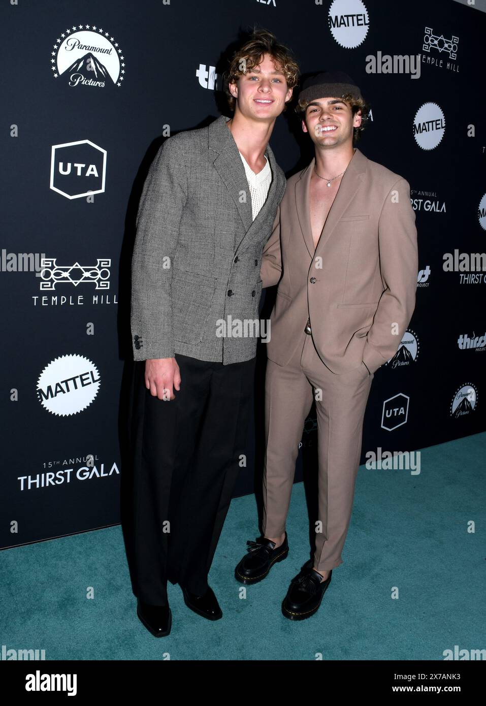 Los Angeles, California, USA 18th May 2024 (L-R) Singer Landon Boyce and Singer Jake Clark ...