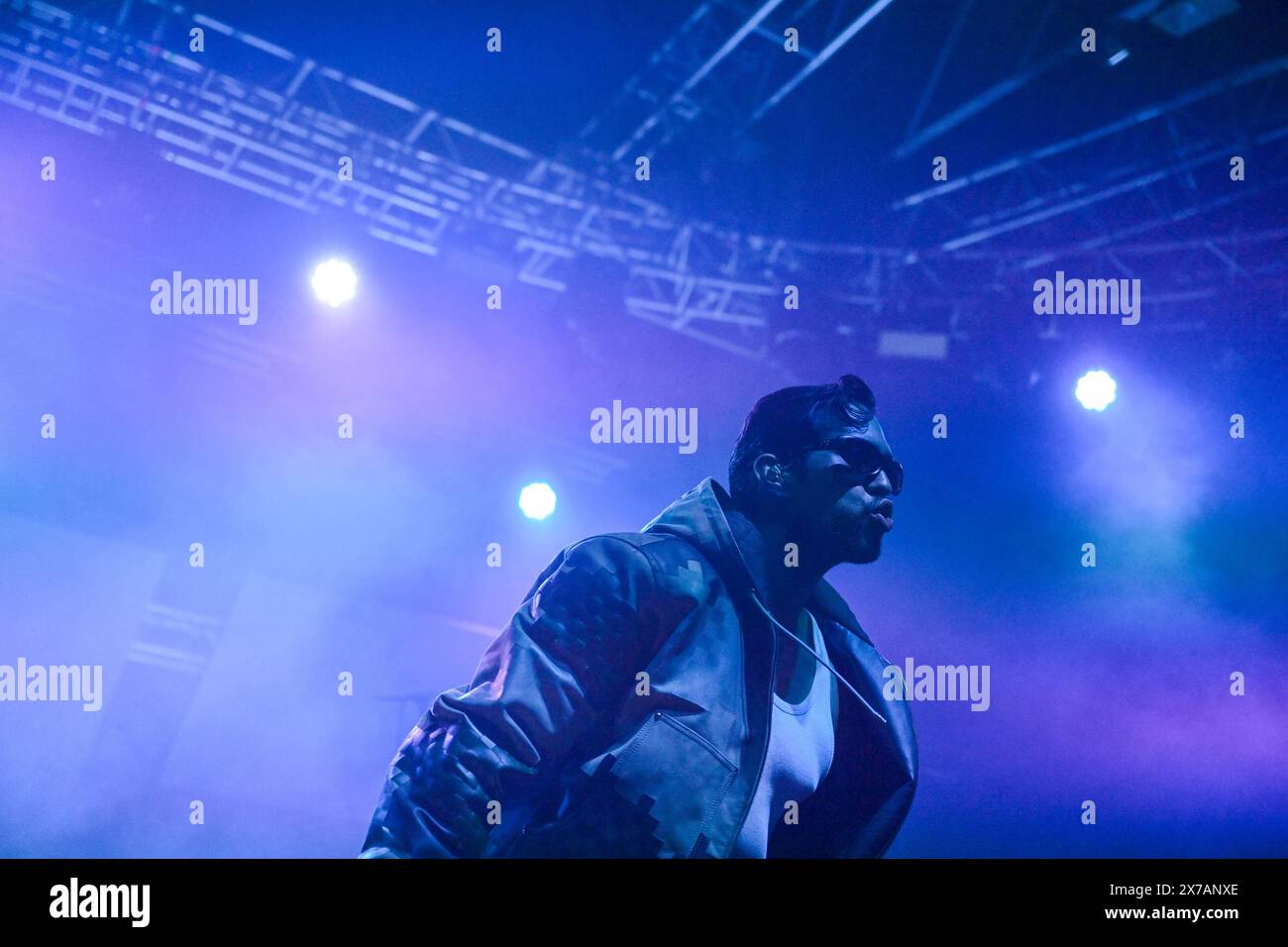 Italian singer Mahmood performs live on stage at Le Fabrique for the ...
