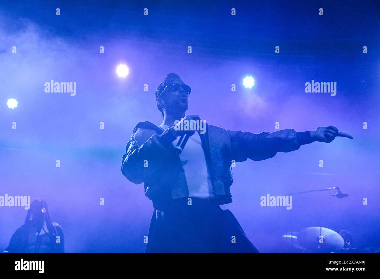 Italian singer Mahmood performs live on stage at Le Fabrique for the ...